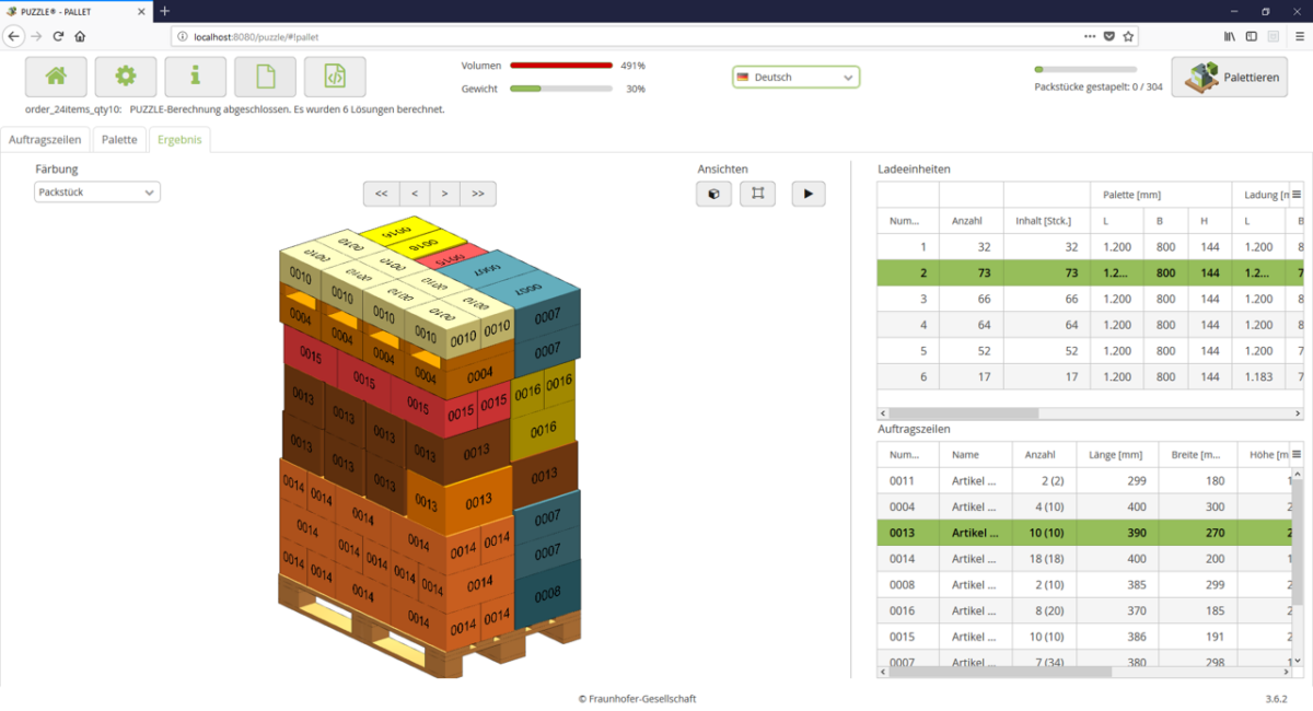PUZZLE - Optimization of cardboard boxes and pallet loads | scapos AG ...